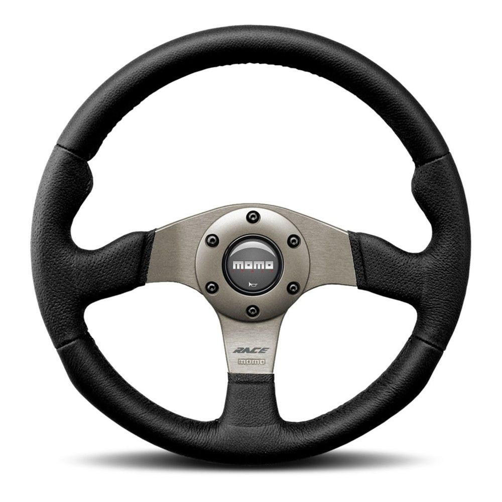 Momo Leather Steering Wheel Race 320mm | High-Performance