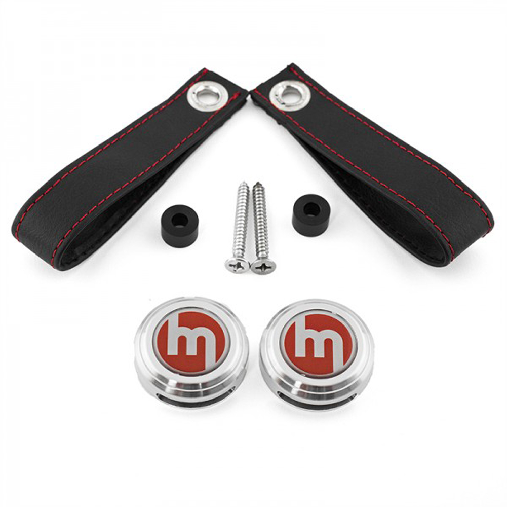 Jass Performance VINTAGE STYLE ONE LOOP DOOR PULLS RED - Car Toys