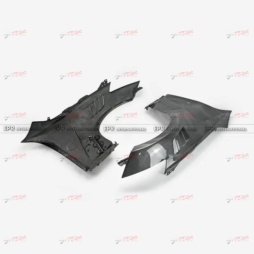 Z33 350Z EPA style front fender(with upper vents) Carbon Fibre