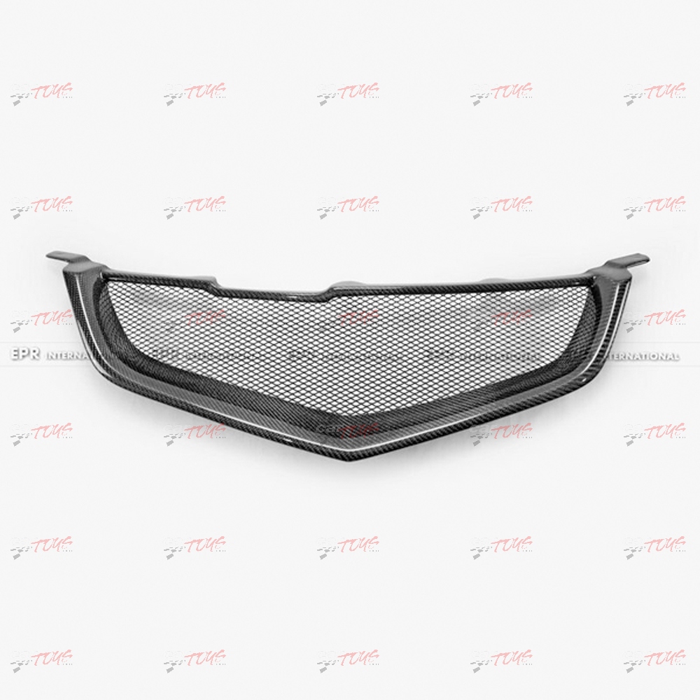 02-08 Accord CL7 Front Grill Carbon Fibre
