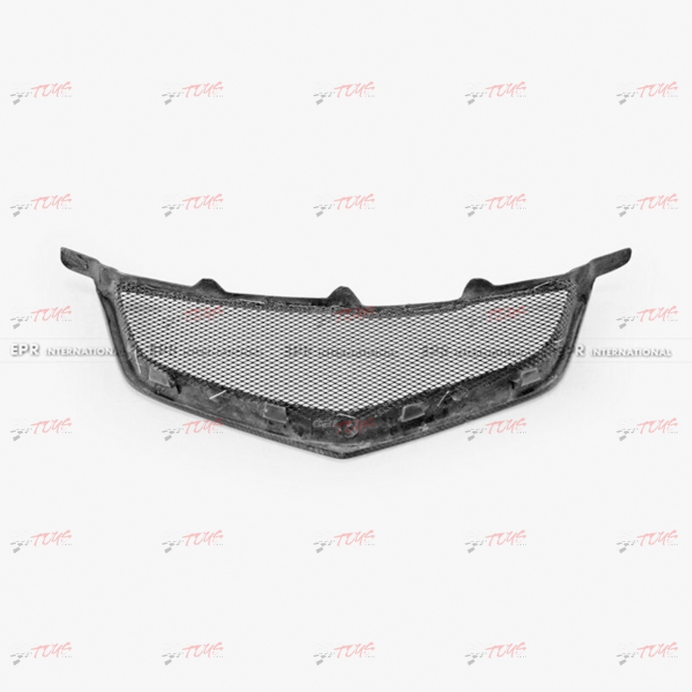 02-08 Accord CL7 Front Grill Carbon Fibre