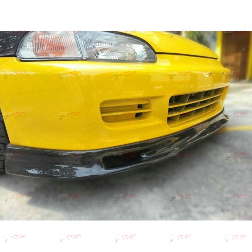 TAKUMI Honda 92-95 EG Spoon CARBON FIBRE Front Lip - Car Toys