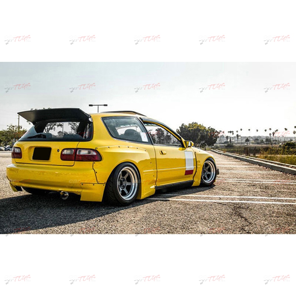 Honda EG Civic Hatch Back RB Style Wide Body Rear Spoiler - Car Toys