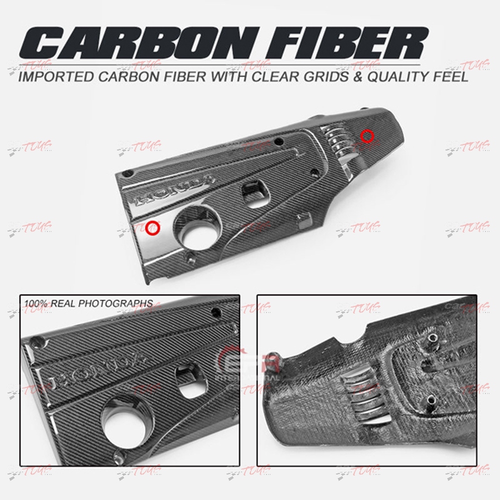 Civic Type R FK8 engine cover Carbon Fibre
