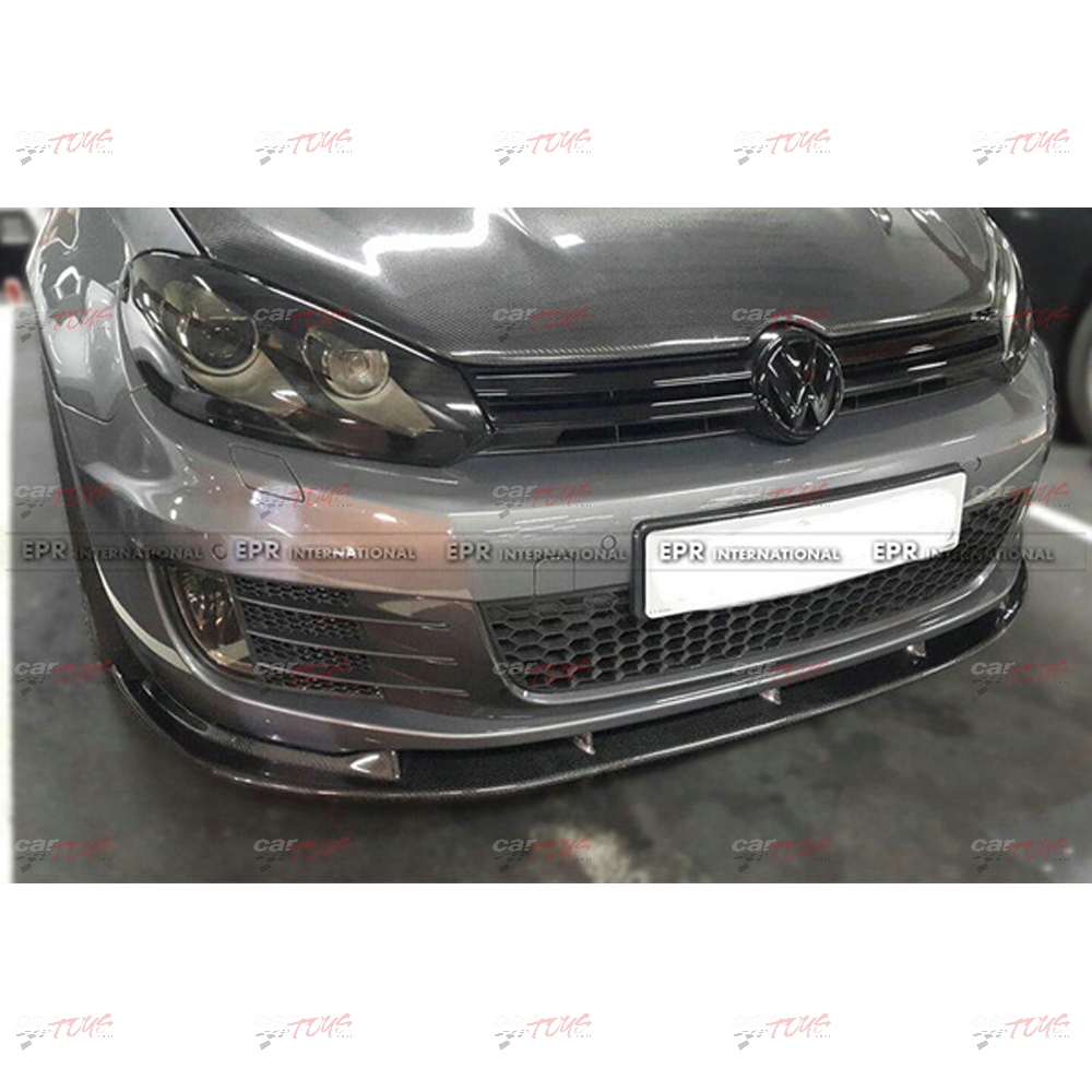 VW GOLF 6 Golf MK6 GTI H2-Style Front Lip