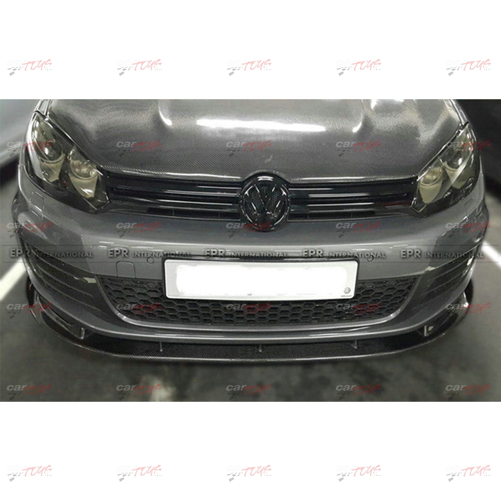 VW GOLF 6 Golf MK6 GTI H2-Style Front Lip