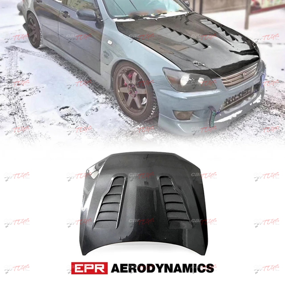 98-05 IS200 RS200 EPA Style Vented Hood Carbon Fibre