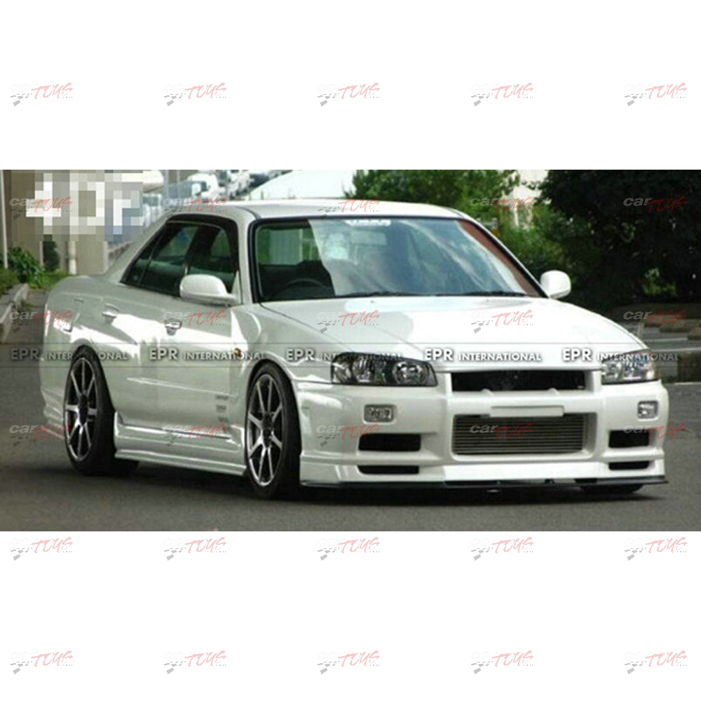Skyline R34 GTT URR Type Front Bumper (Fits GTT 2 or 4 Doors) Carbon Fibre