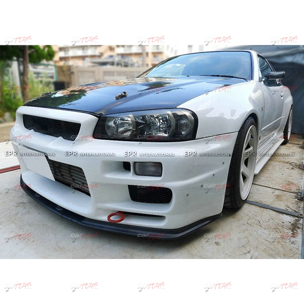 Skyline R34 GTR HSM Type Side Skirt Extension Carbon Fibre