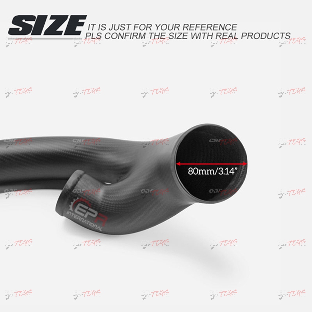 R32 R33 R34 Skyline GTR RB26DETT Y-Pipe Inlet Pipe Dry Carbon Matt