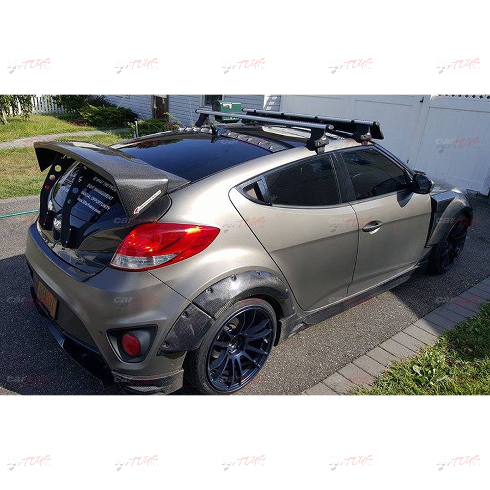 HYUNDAI Veloster EGR Style Front & Rear Fender Flares 8 Pcs - Car Toys