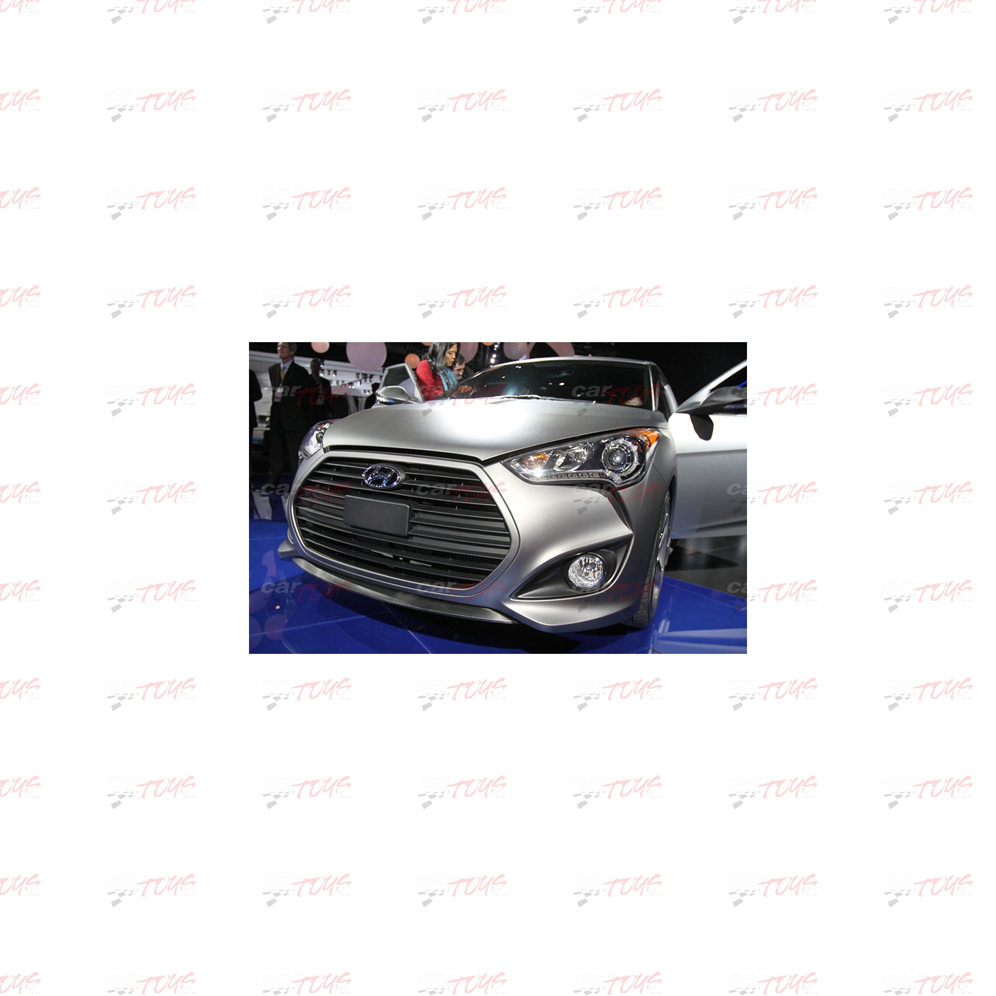 HYUNDAI Veloster Front Bumper Center Lip Cover (Turbo) - Car Toys