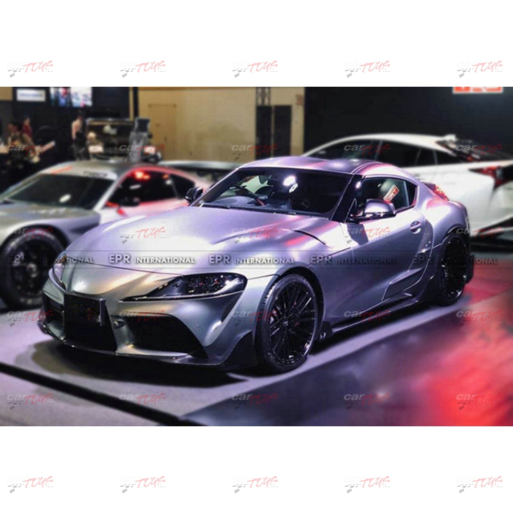 19+ Supra A90 T Type front lip 3Pcs Carbon Fibre