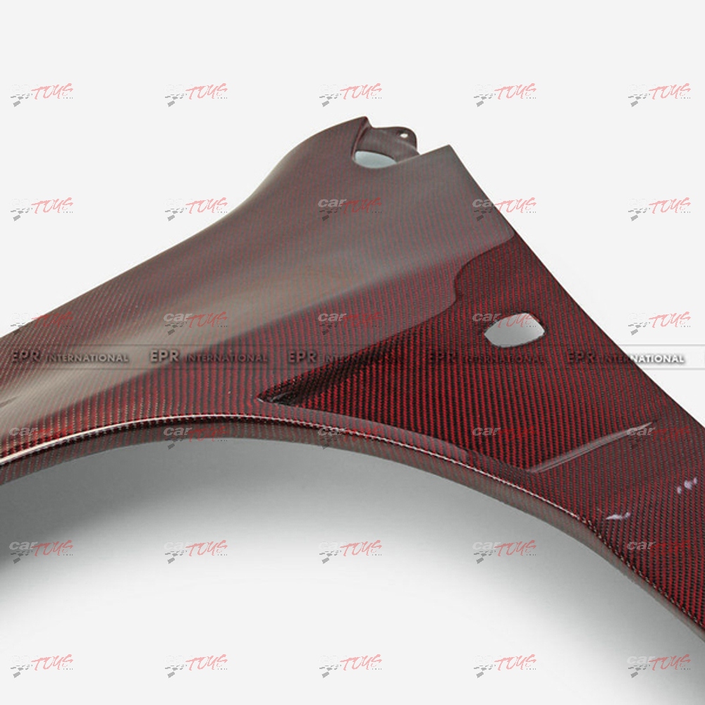 EVO 8 9 VTX Cyber Evo Front Fender (Track Version) RED Carbon Fibre